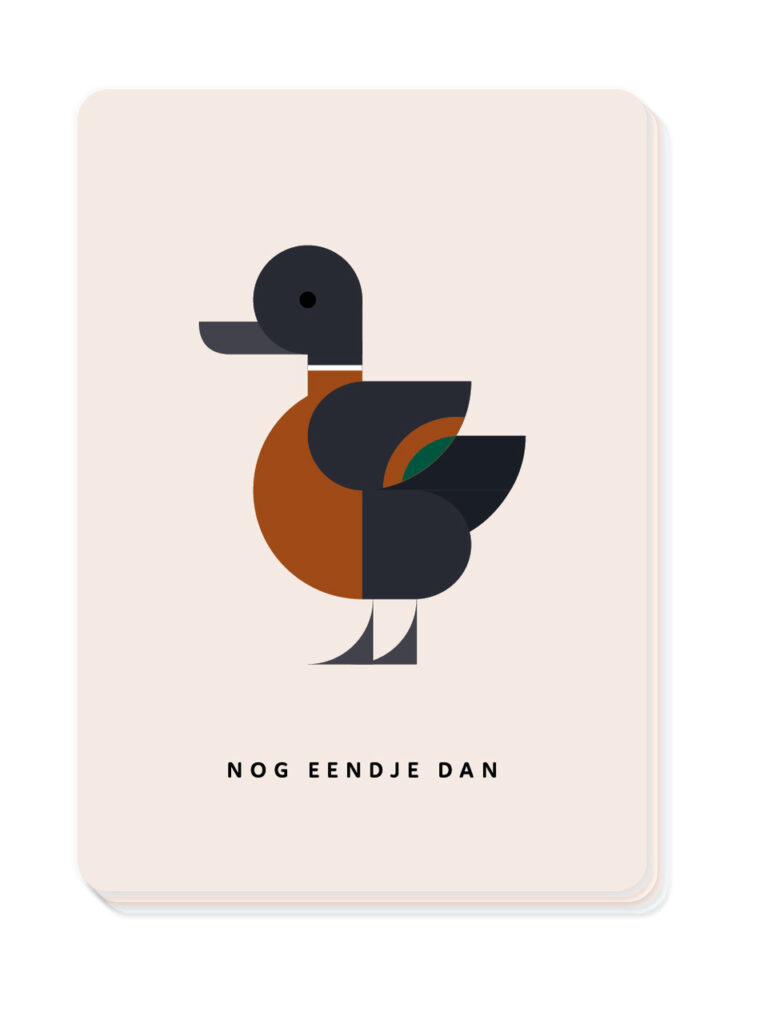 Set van 10 Geboortekaarten | Zo'n Eendje zie je zelden | Eendje.net